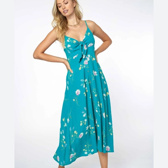 O'Neill | Dresses | Oneil Maurice Midi Floral Sun Dress | Poshmark
